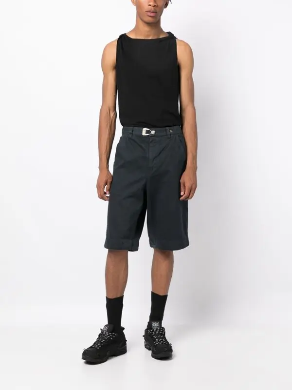 OBJECTS IV LIFE Buckle-detail Denim Shorts