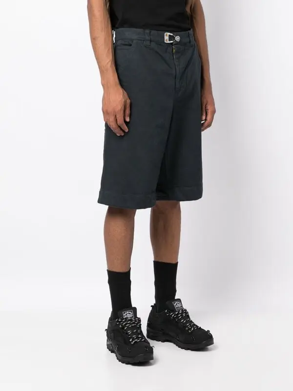 OBJECTS IV LIFE Buckle-detail Denim Shorts