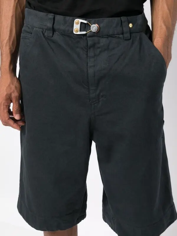 OBJECTS IV LIFE Buckle-detail Denim Shorts