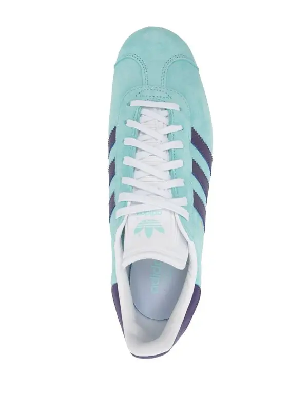 adidas gazelle silver green womens Gucci x Adidas Women's Gazelle Sneakers Satin 319925