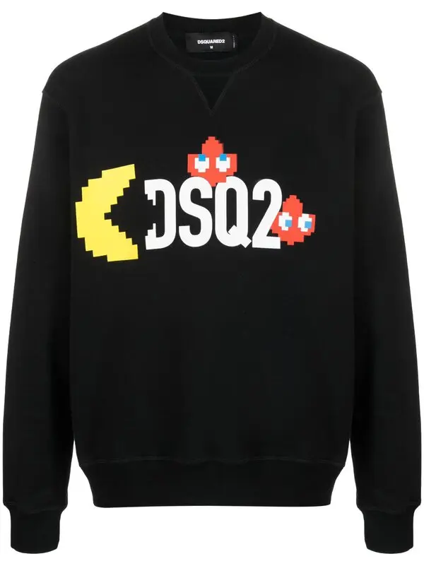 Dsquared2 Logo-print Sweatshirt - Black