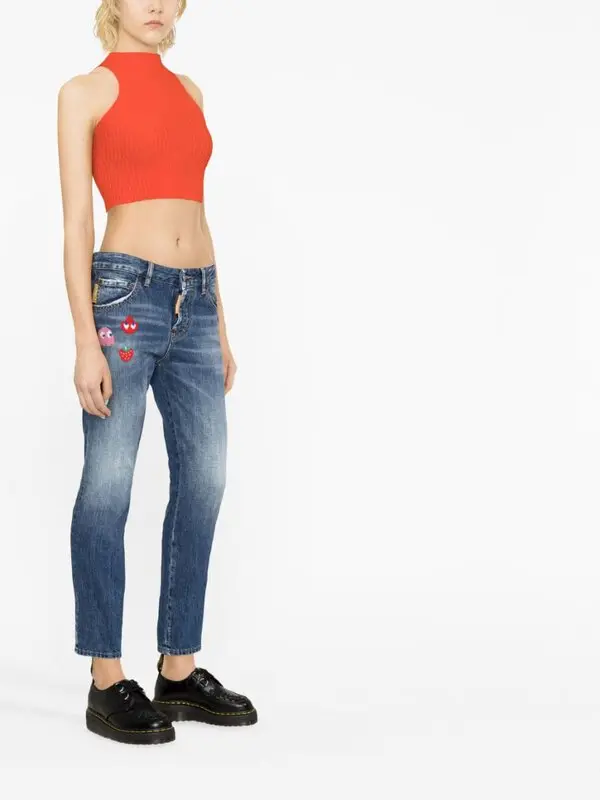 Dsquared2 Patch-detail Denim Jeans