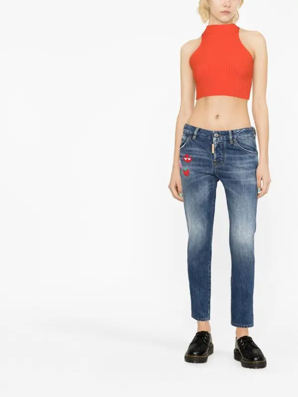 Dsquared2 Patch-detail Denim Jeans