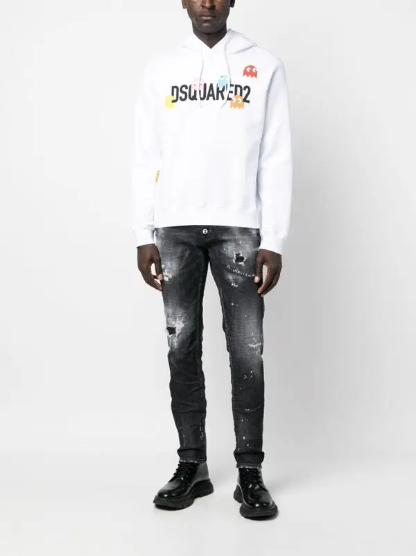 Dsquared2 Distressed Slim-cut Jeans
