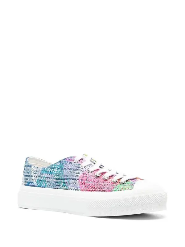 Givenchy City 4g Denim Sneakers
