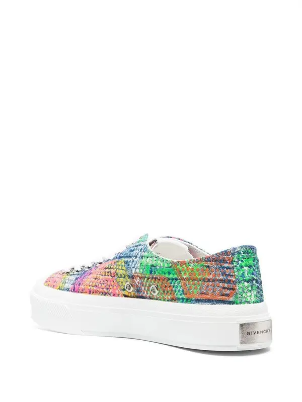 Givenchy City 4g Denim Sneakers