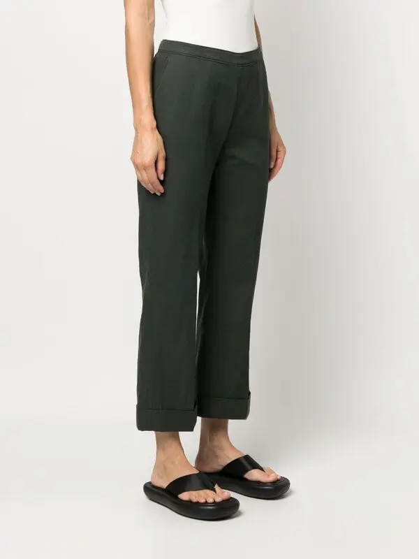 Aspesi Cropped Flared Trousers - Grey