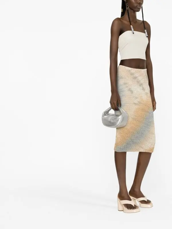 Off-White Tie-dye Pencil Skirt