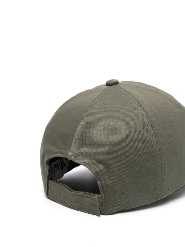 GANNI Logo-embroidered Cotton Cap