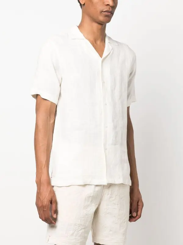 Orlebar Brown Hibbert Short-sleeve Linen Shirt