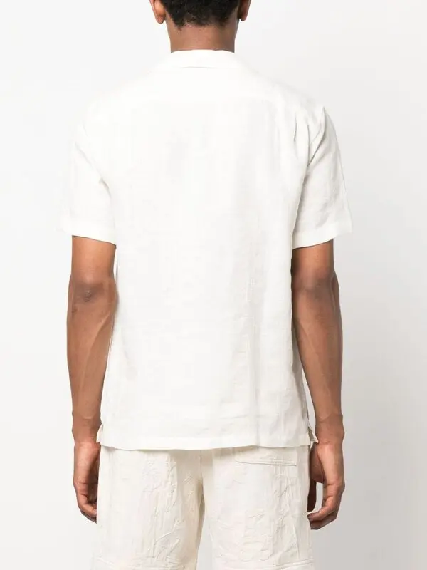 Orlebar Brown Hibbert Short-sleeve Linen Shirt