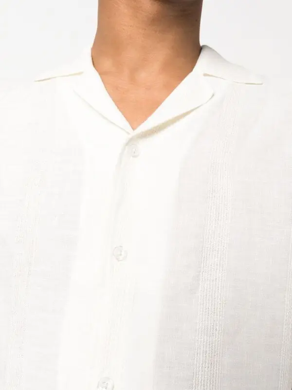 Orlebar Brown Hibbert Short-sleeve Linen Shirt