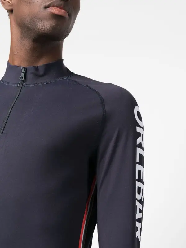 Orlebar Brown Logo-print Compression Top - Blue