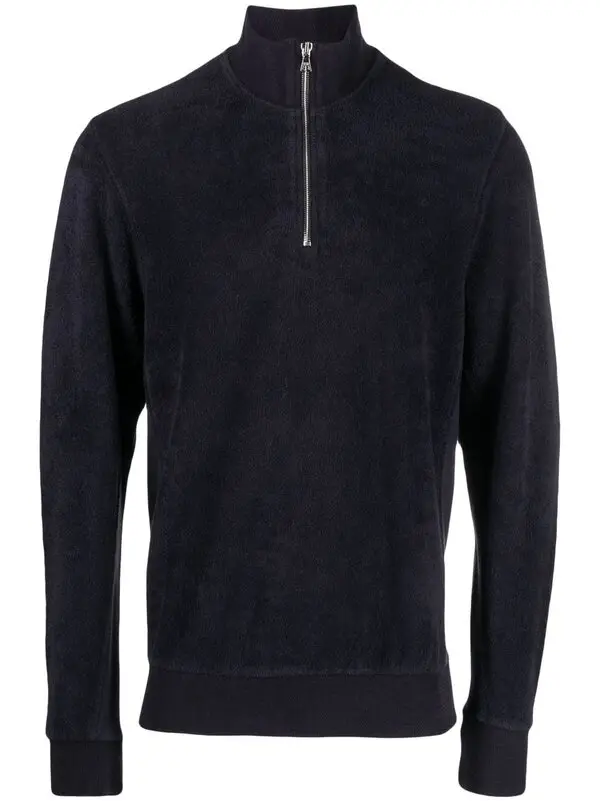 Orlebar Brown Half-zip Cotton Sweater