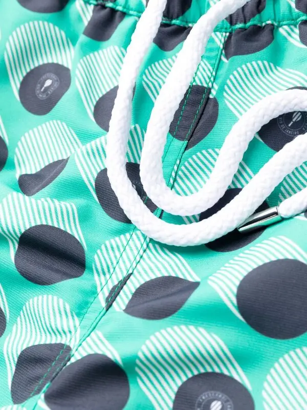 Frescobol Carioca Graphic Print Swim Shorts
