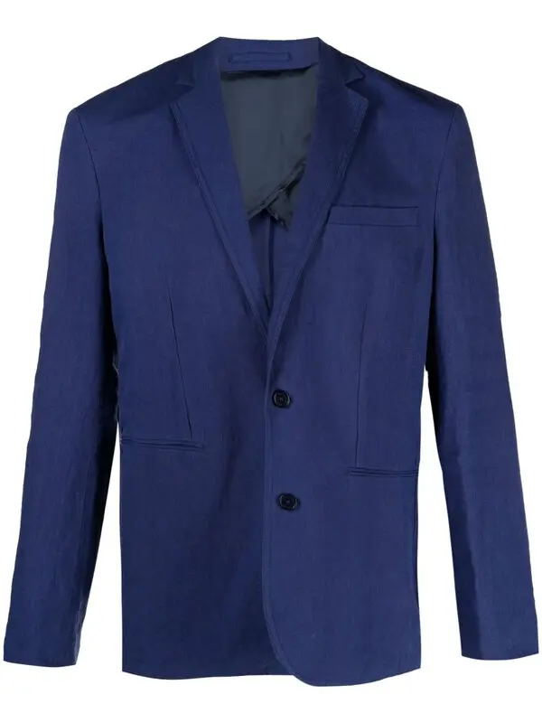 Orlebar Brown Single-breasted Silk Blazer - Blue