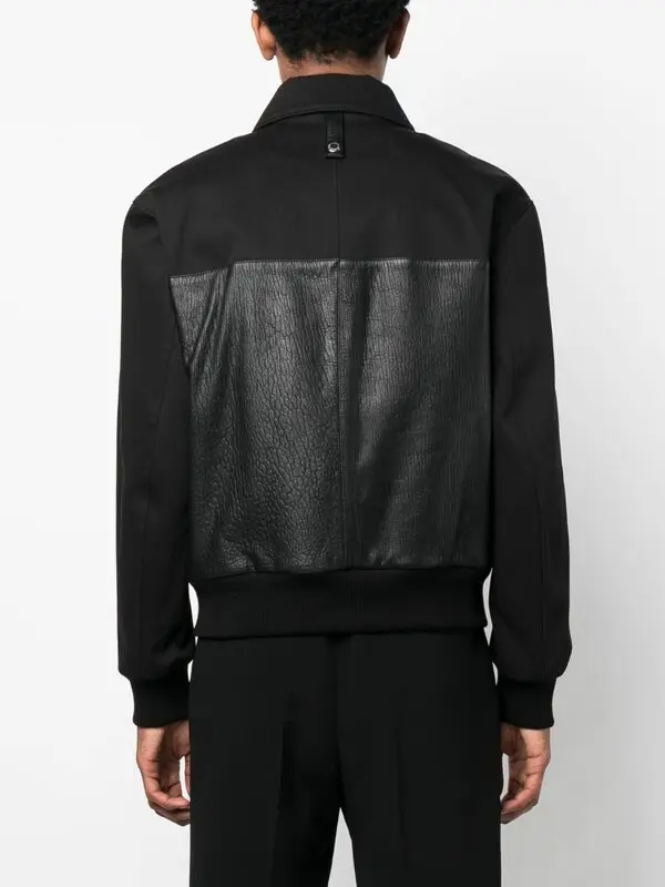 Alexander McQueen Panelled Zipped Bomber Jacket