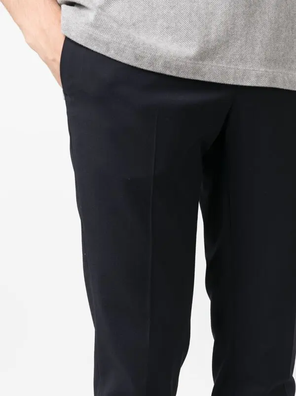 PT TORINO Mid-rise Slim-fit Trousers - Blue