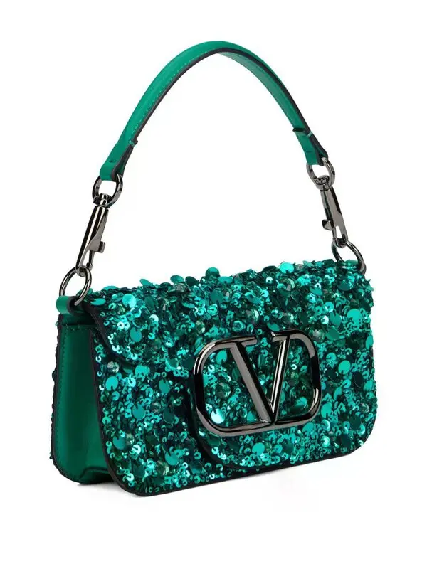 Valentino Garavani Lòco Embroidered Shoulder Bag