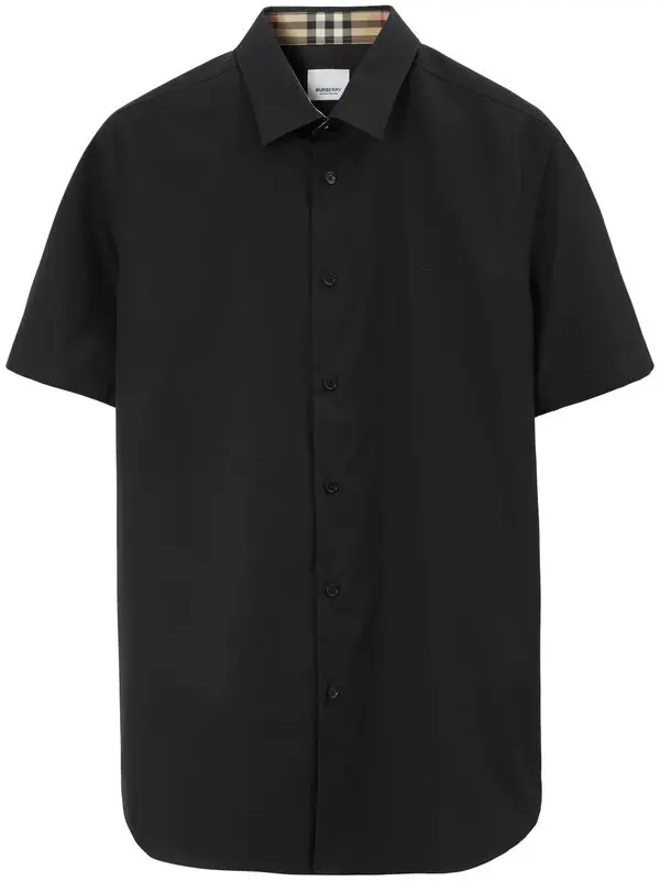 Burberry Equestrian Knight-motif Shirt - Black