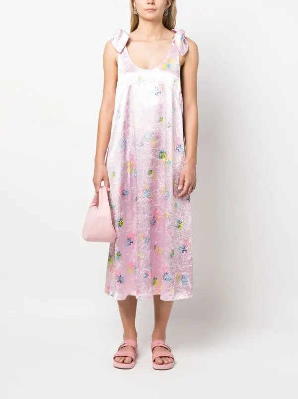 bimba y lola pink dress Bimba Y Lola Light pink short denim dress