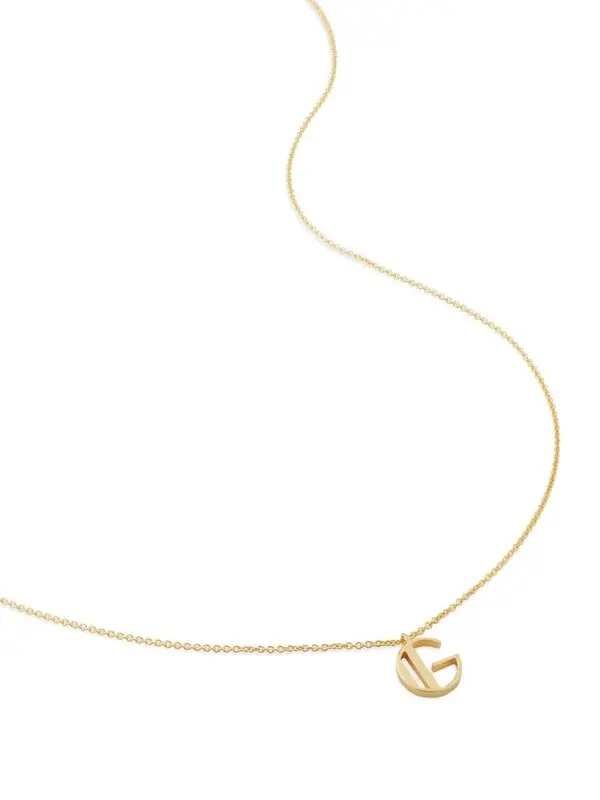 Monica Vinader Alphabet G Pendant Necklace - Gold