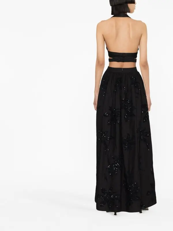 Brunello Cucinelli Sequin-embellished Maxi Skirt