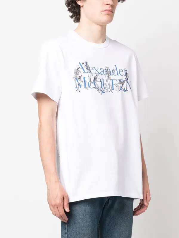 Alexander McQueen Logo-print Short-sleeve T-shirt