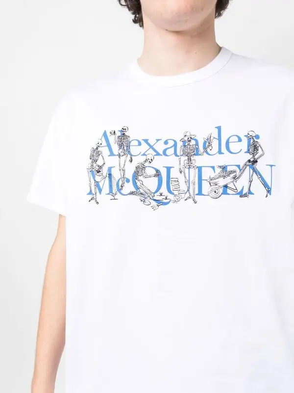 Alexander McQueen Logo-print Short-sleeve T-shirt