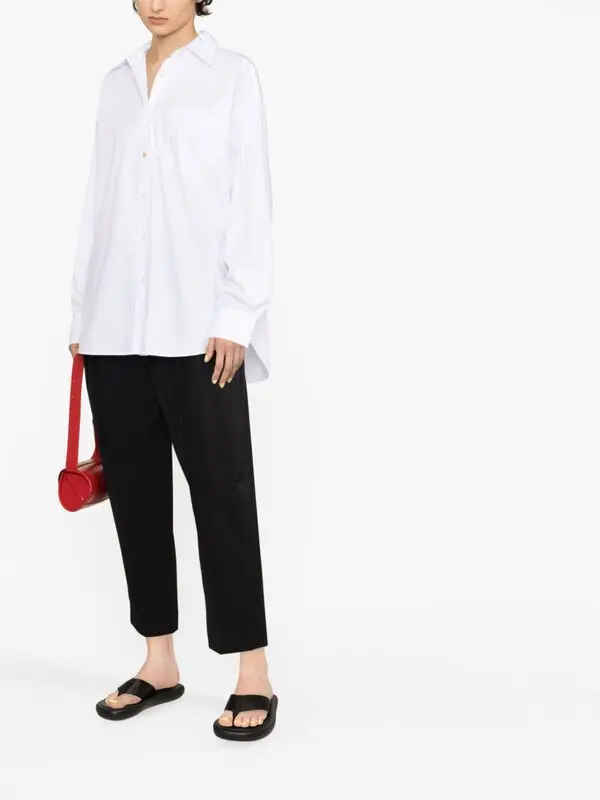Stella McCartney Long-sleeve Cotton Shirt - White