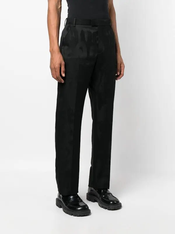 Alexander McQueen Jacquard Tailored Trousers