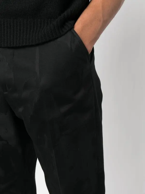 Alexander McQueen Jacquard Tailored Trousers