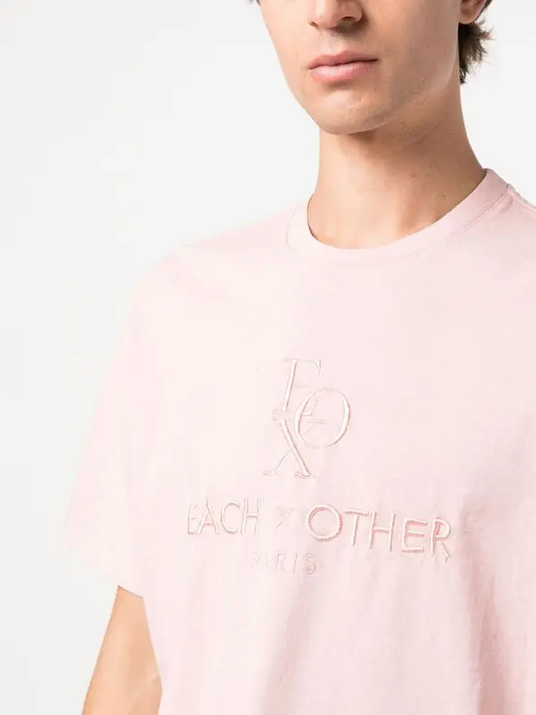 Each X Other Logo-embroidered Cotton T-shirt