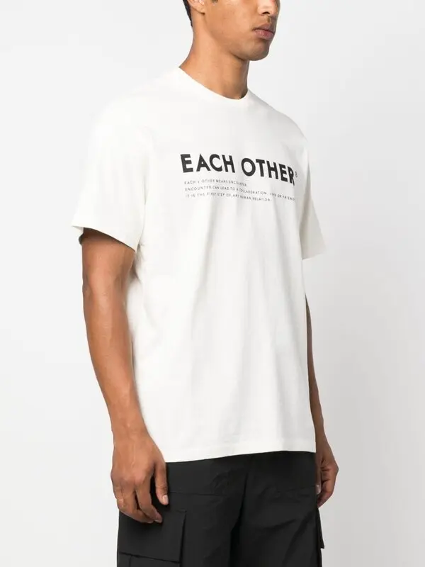 Each X Other Cotton Logo Print T-shirt