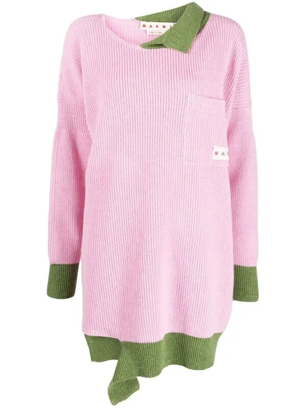 Marni Shetland Asymmetric Jumper