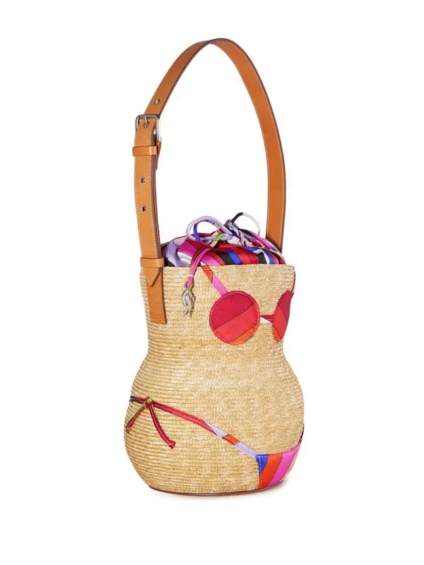 新品未使用　EMILIO PUCCI バケツバッグ Emilio Pucci Nella Bikini-Appliqué Tote Bag - Neutrals | Editorialist