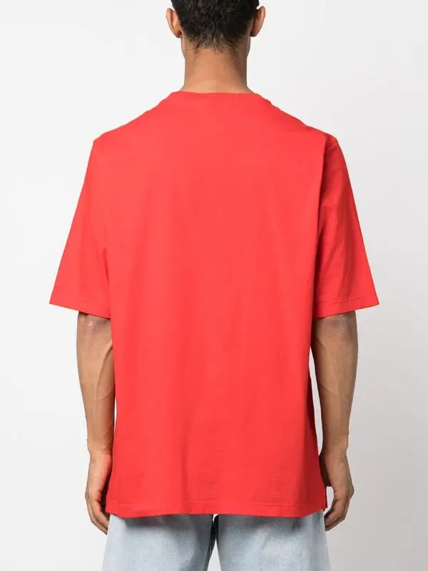 Dsquared2 Logo-print Cotton T-shirt - Red