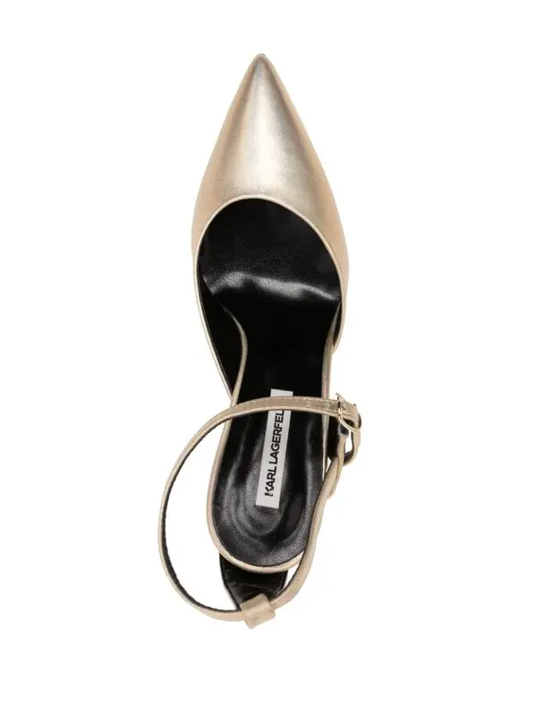 Karl Lagerfeld Gala 95mm Pointed-toe Pumps