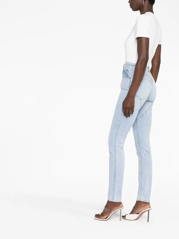 AREA Crystal-embellished Jeans