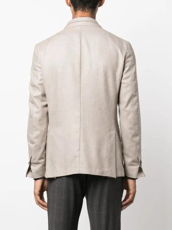 Corneliani Single Breasted Wool-blend Blazer