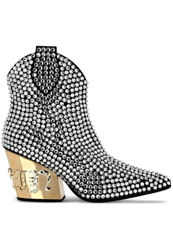 Philipp Plein Stud-embellished 90mm Boots