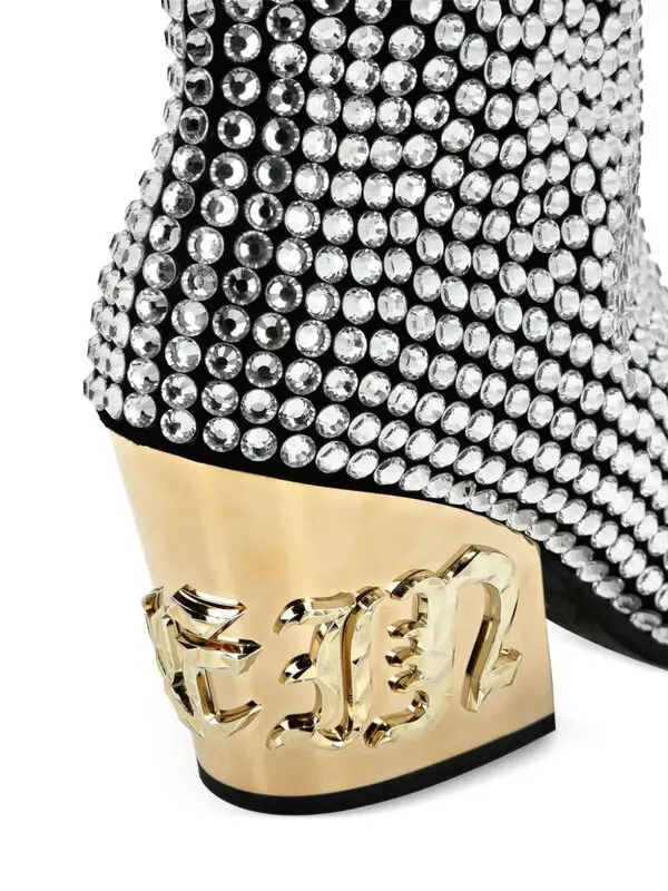 Philipp Plein Stud-embellished 90mm Boots