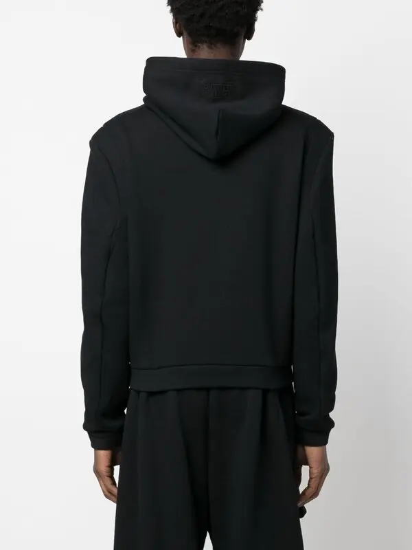 Random Identities Long-sleeve Cotton Hoodie