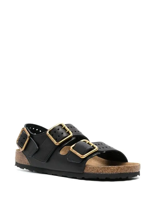 BIRKENSTOCK Buckled Leather Sandals