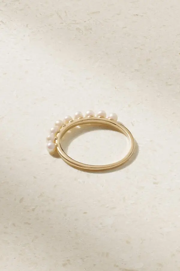 Mateo 14-karat Pearl Ring