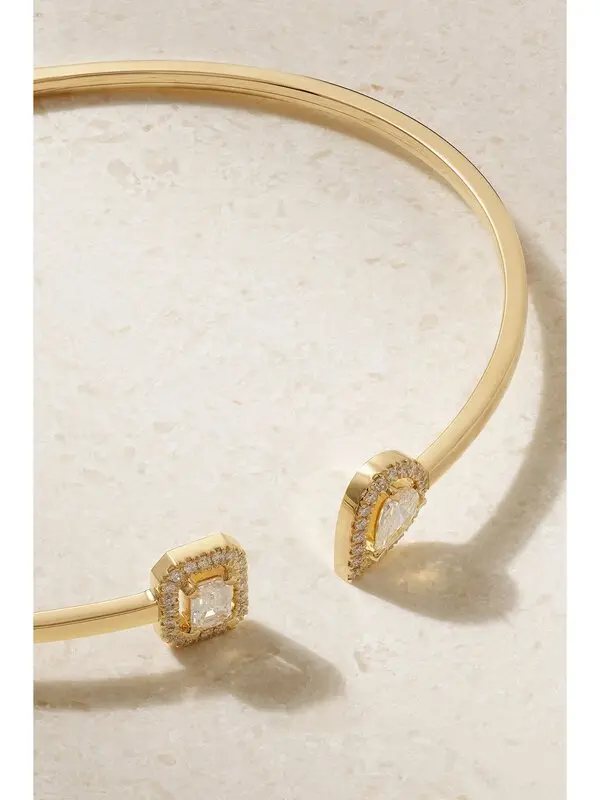 Messika My Twin Toi & Moi 18-karat Diamond Cuff - Gold