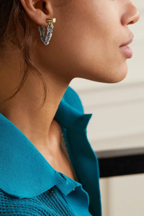 Rabanne And Silver-tone Earrings