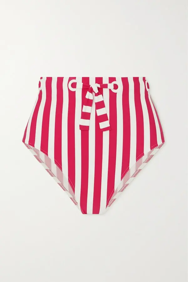 ERES Samba Encanta Striped Bikini Briefs - Pink