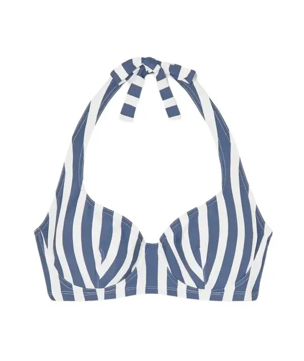 ERES - Eres Samba Corazon Striped Halterneck Bikini Top