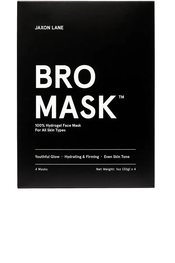 JAXON LANE Bro Mask Sheet Mask Box Of 4 - Black